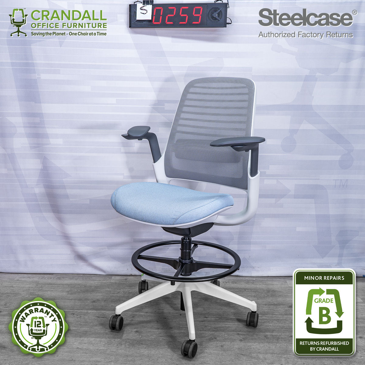 S-0259 - Steelcase Series 1 - Grade B – Crandall Office Furniture