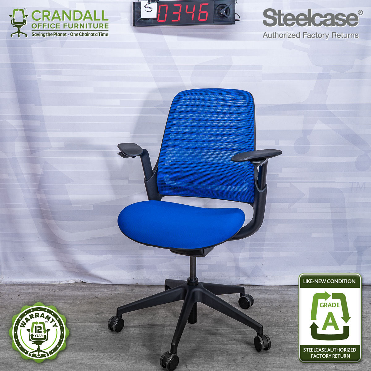 S-0346 - Steelcase Series 1 - Grade A – Crandall Office Furniture