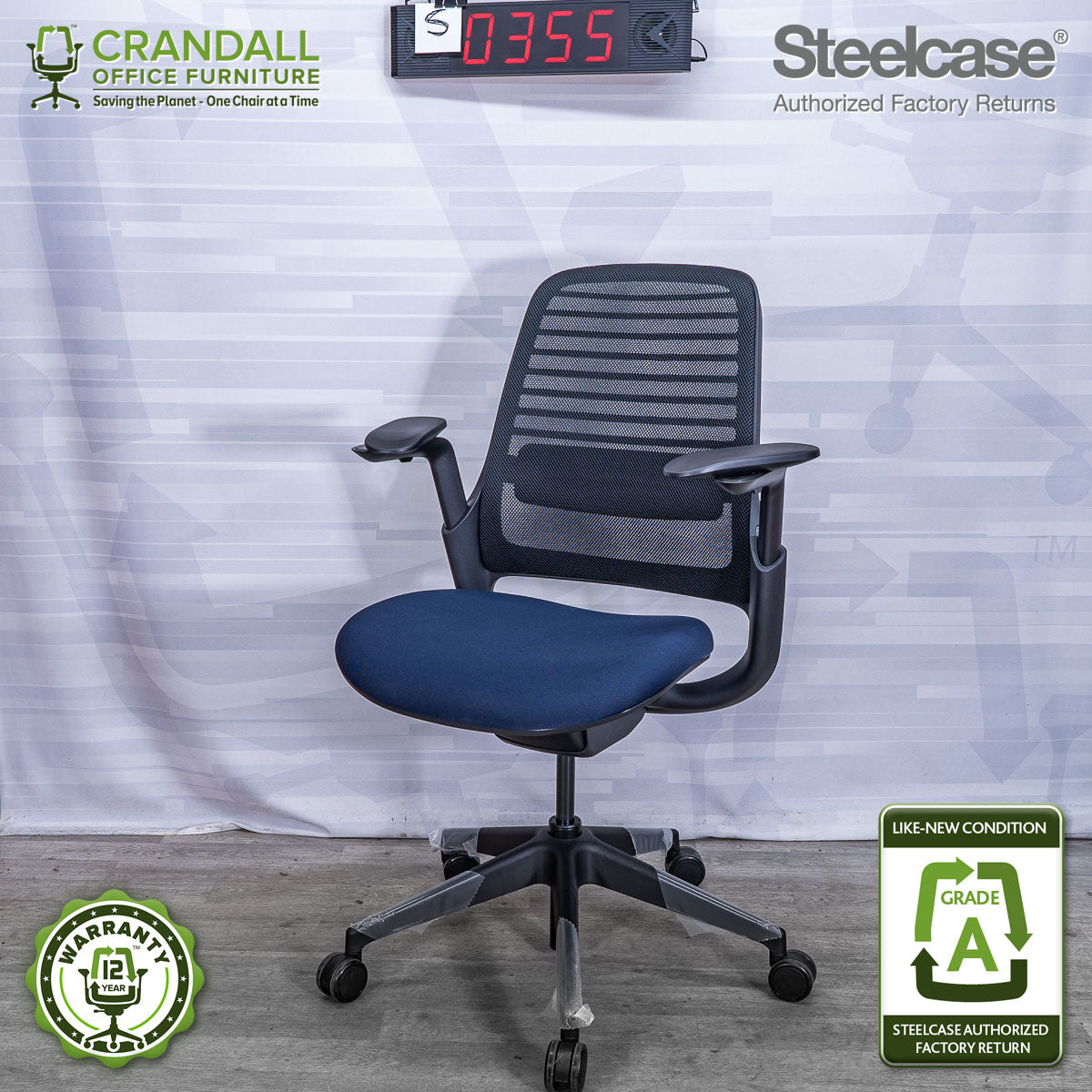S-0355 - Steelcase Series 1 - Grade A – Crandall Office Furniture