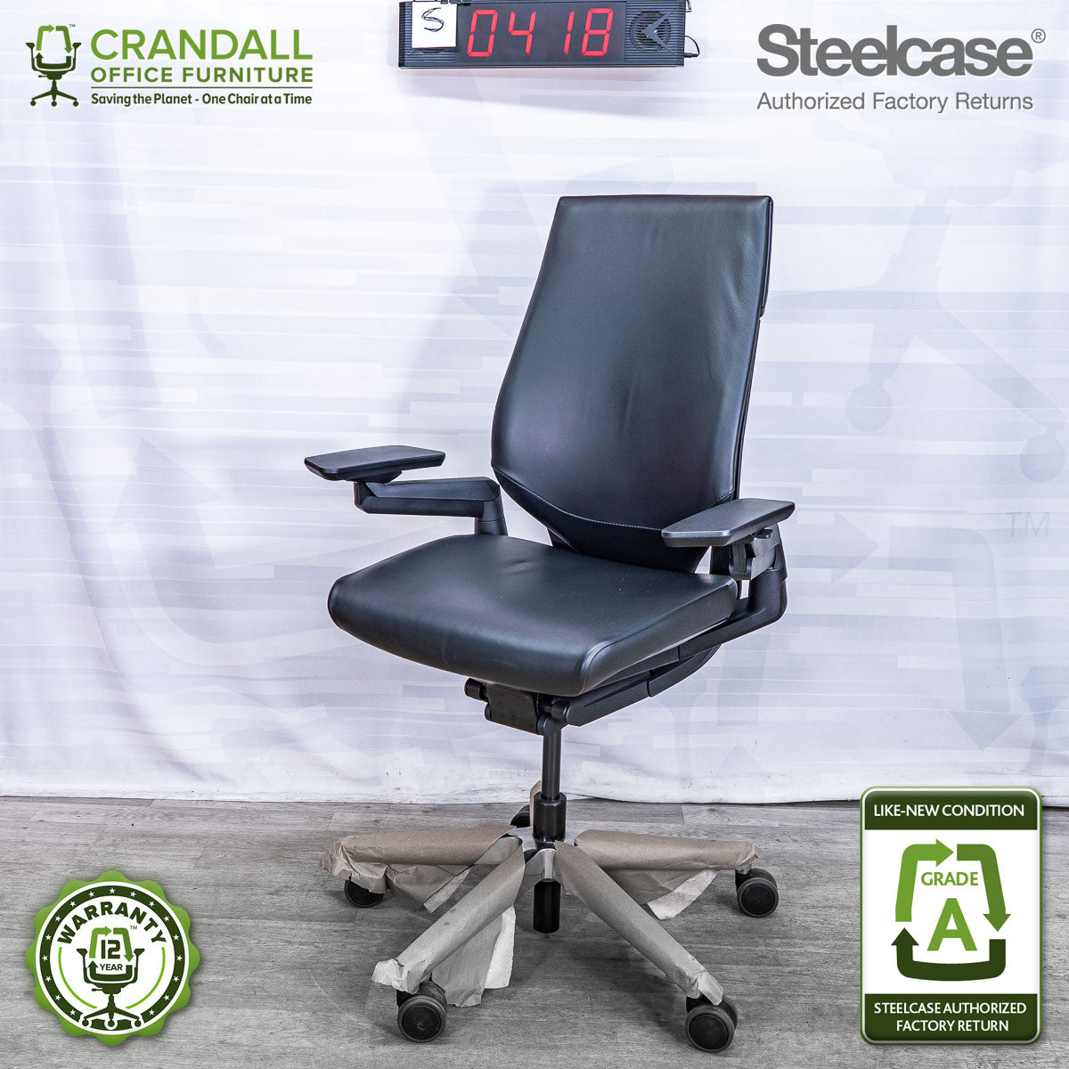 S-0418 - Steelcase Gesture - Grade A – Crandall Office Furniture
