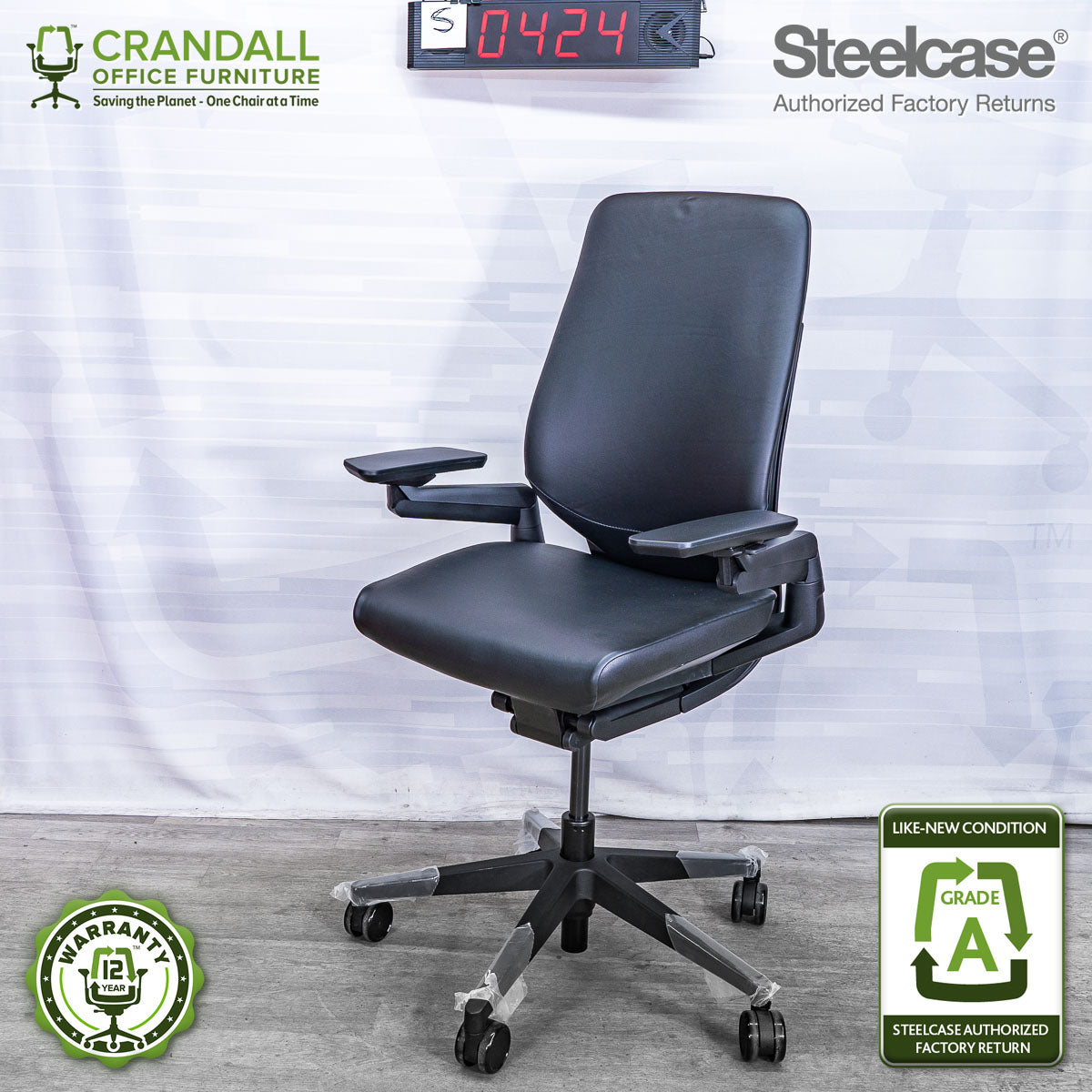 S-0424 - Steelcase Gesture - Grade A – Crandall Office Furniture