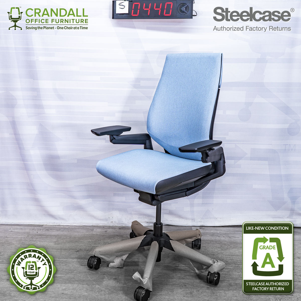 S-0440 - Steelcase Gesture - Grade A – Crandall Office Furniture