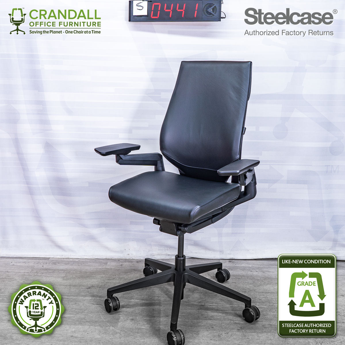 S-0441 - Steelcase Gesture - Grade A – Crandall Office Furniture