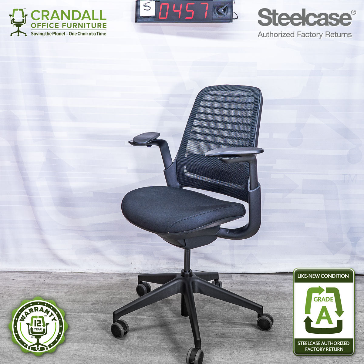 S-0457 - Steelcase Series 1 - Grade A – Crandall Office Furniture