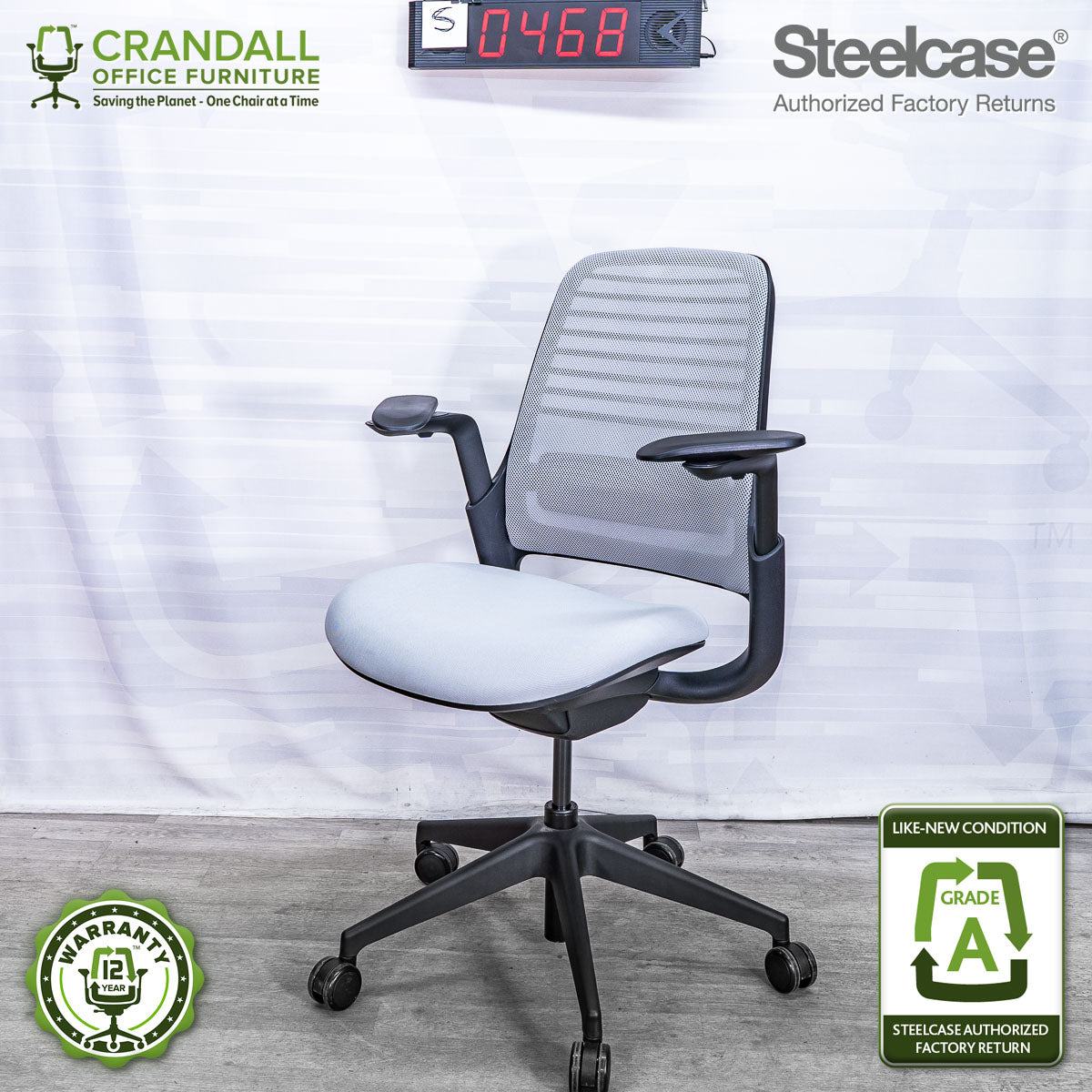 S-0468 - Steelcase Series 1 - Grade A – Crandall Office Furniture
