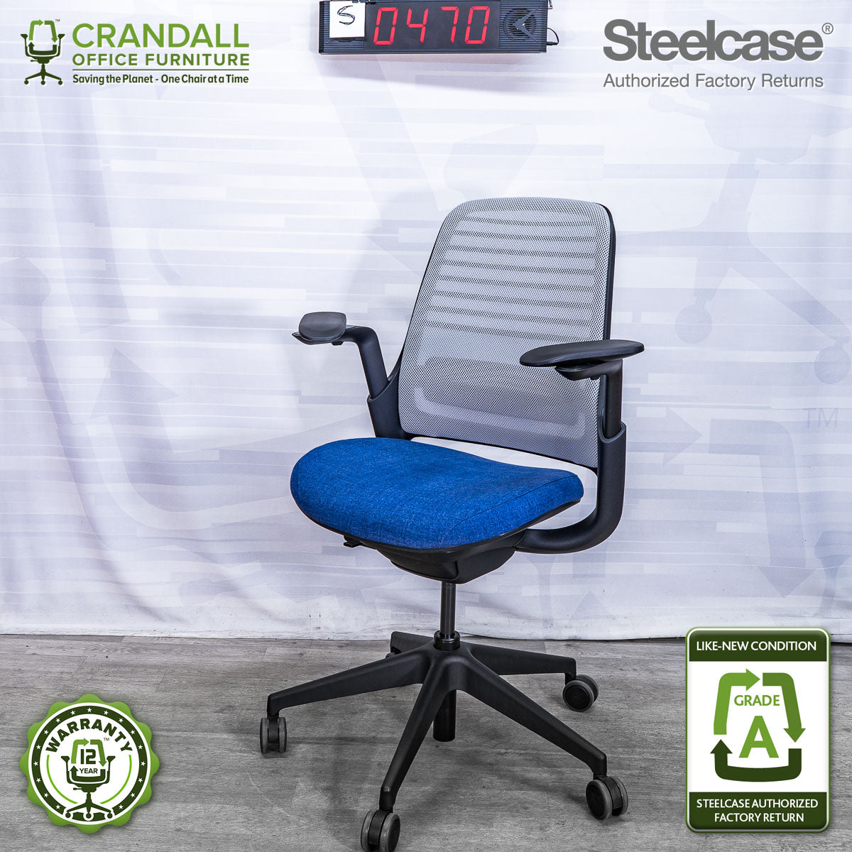 S-0470 - Steelcase Series 1 - Grade A – Crandall Office Furniture