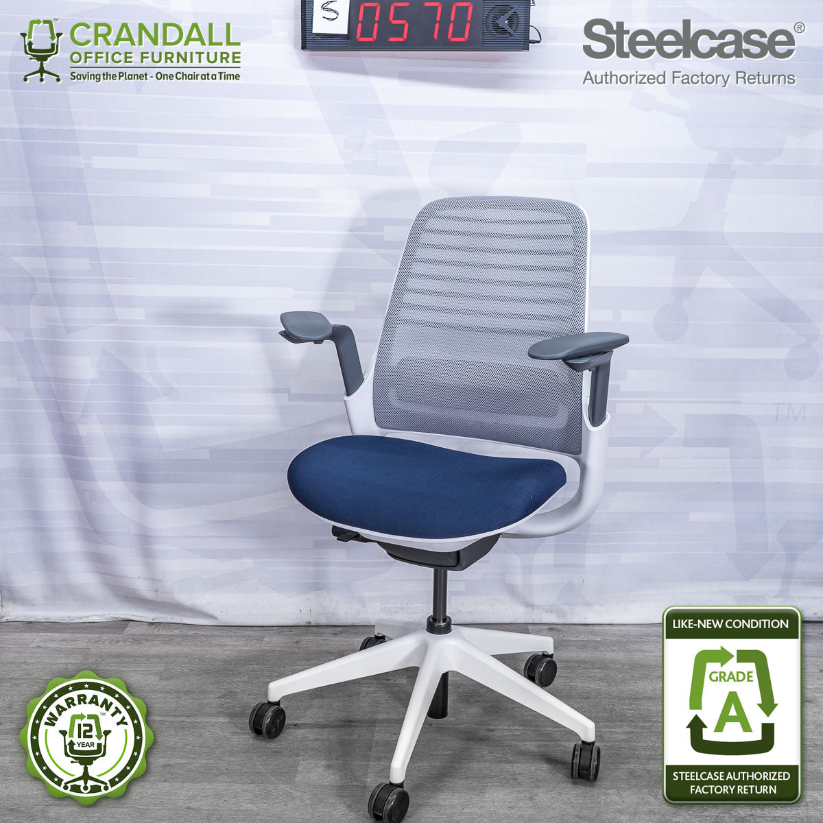 S-0570 - Steelcase Series 1 - Grade A – Crandall Office Furniture