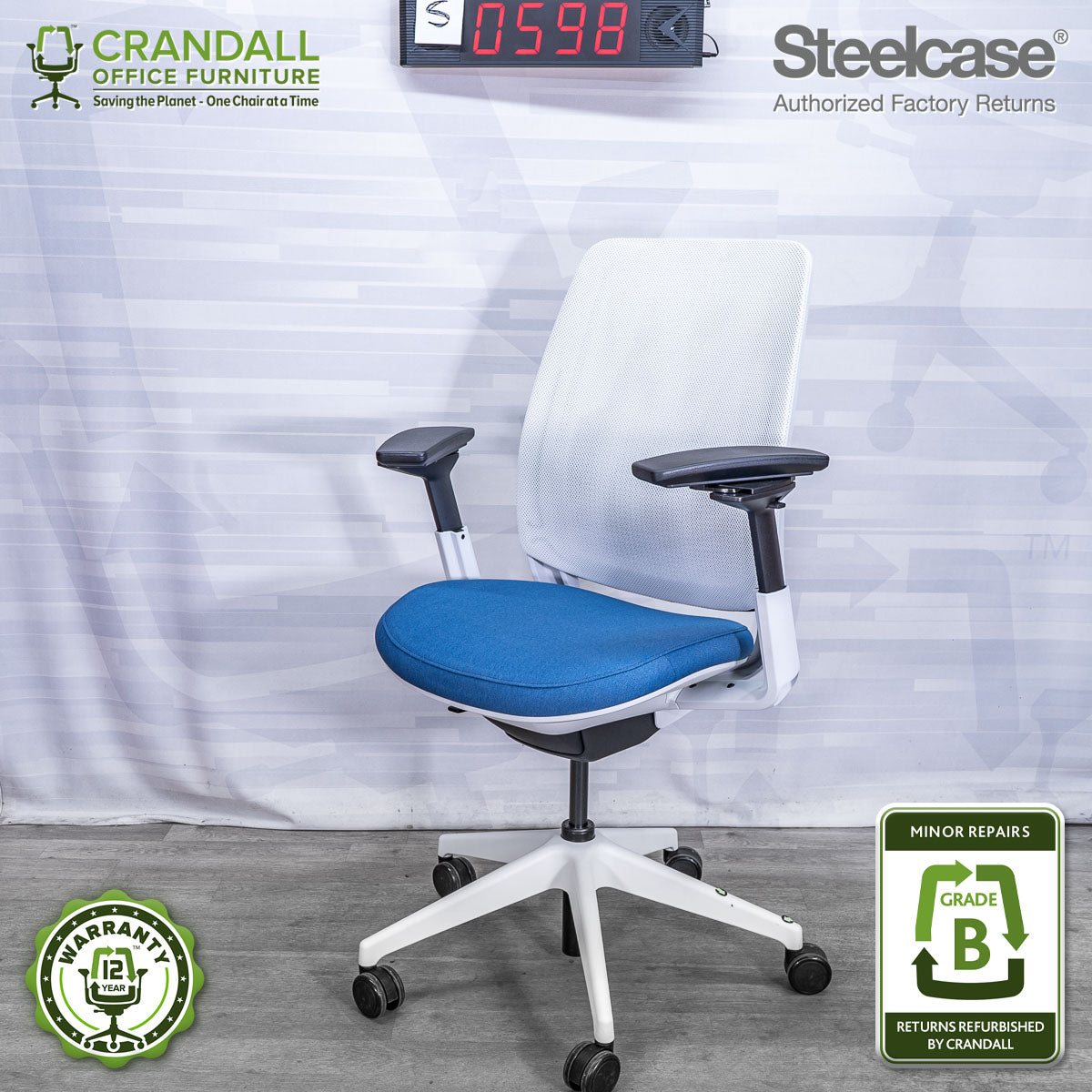 S-0598 - Steelcase Series 2 - Grade B – Crandall Office Furniture