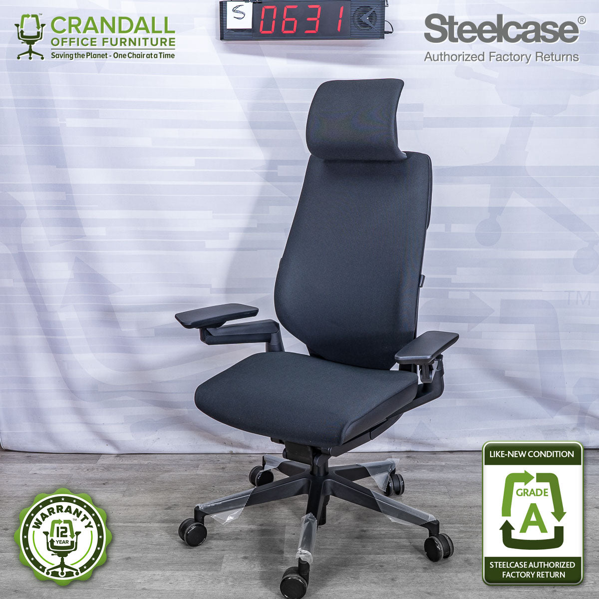 S-0631 - Steelcase Gesture - Grade A – Crandall Office Furniture