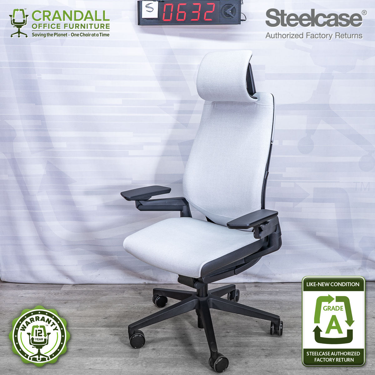 S-0632 - Steelcase Gesture - Grade A – Crandall Office Furniture