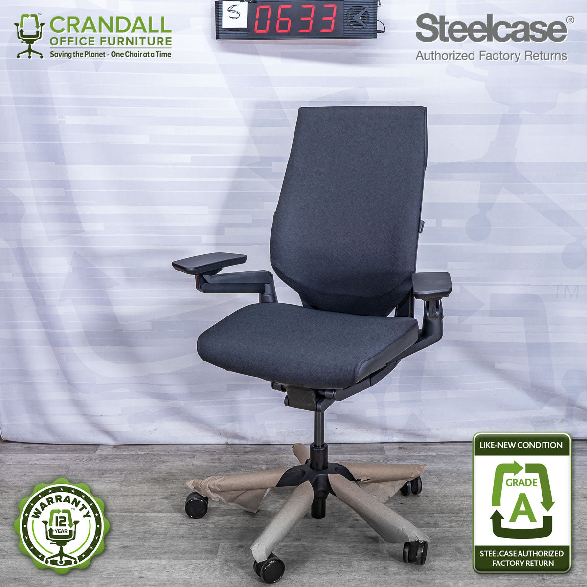 S-0633 - Steelcase Gesture - Grade A – Crandall Office Furniture