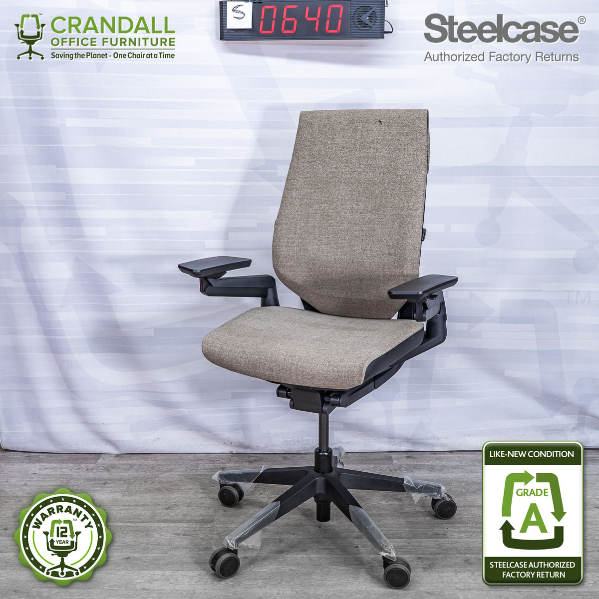 S-0640 - Steelcase Gesture - Grade A – Crandall Office Furniture