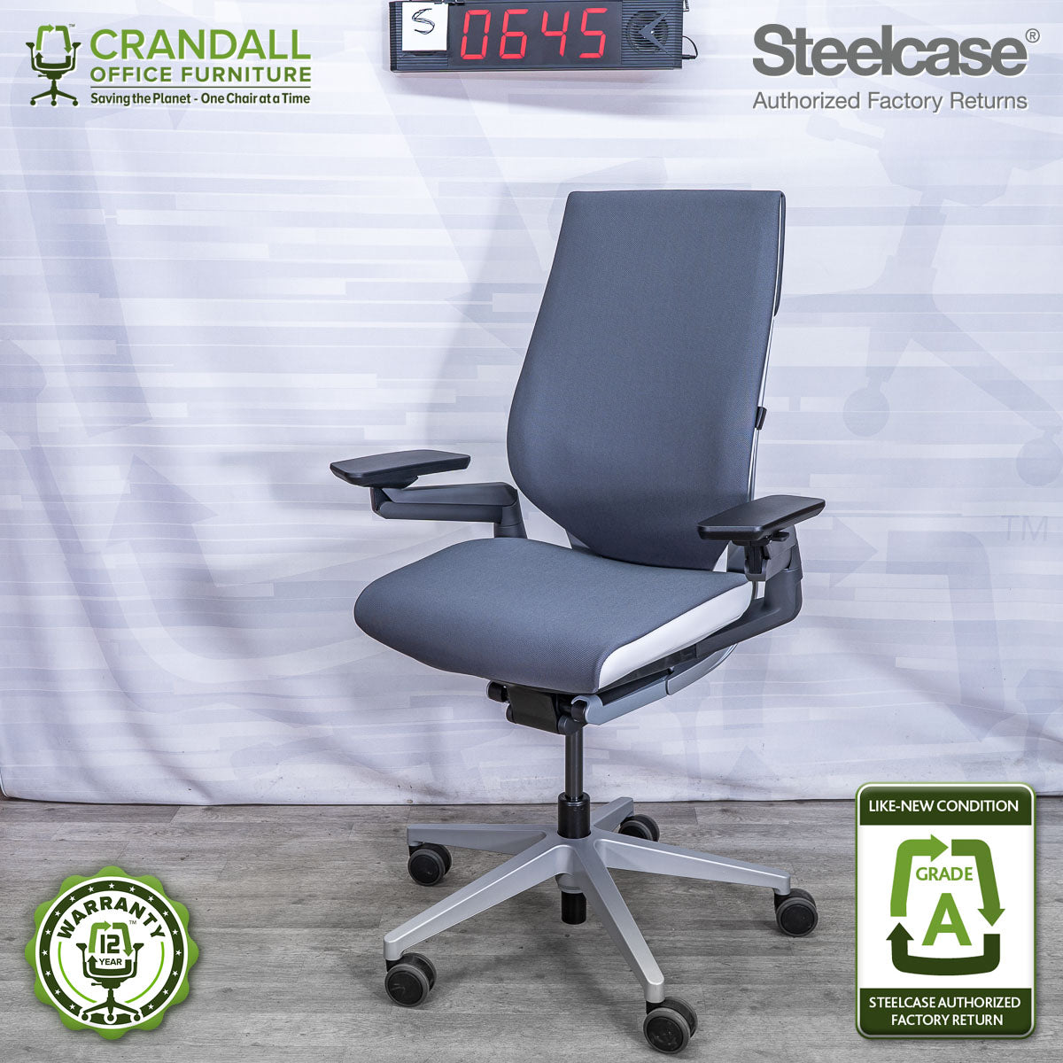 S-0645 - Steelcase Gesture - Grade A – Crandall Office Furniture