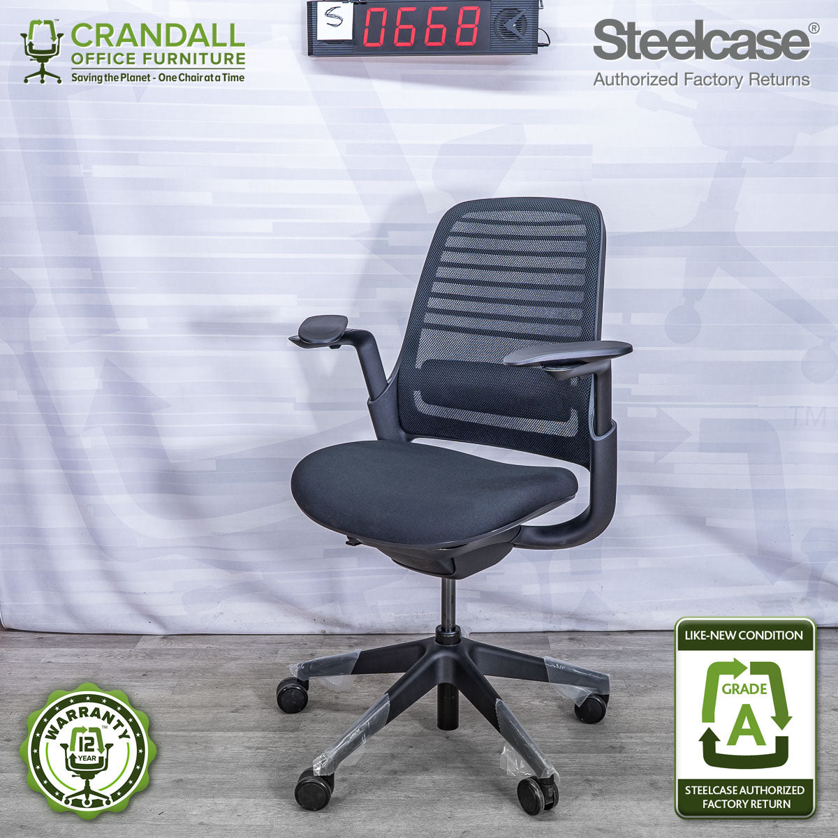 S-0668 - Steelcase Series 1 - Grade A – Crandall Office Furniture