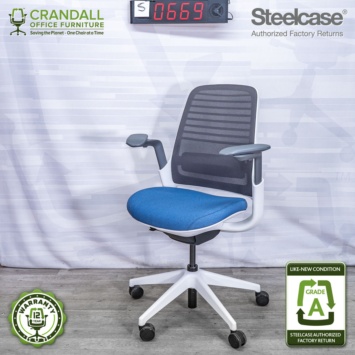 S-0669 - Steelcase Series 1 - Grade A – Crandall Office Furniture