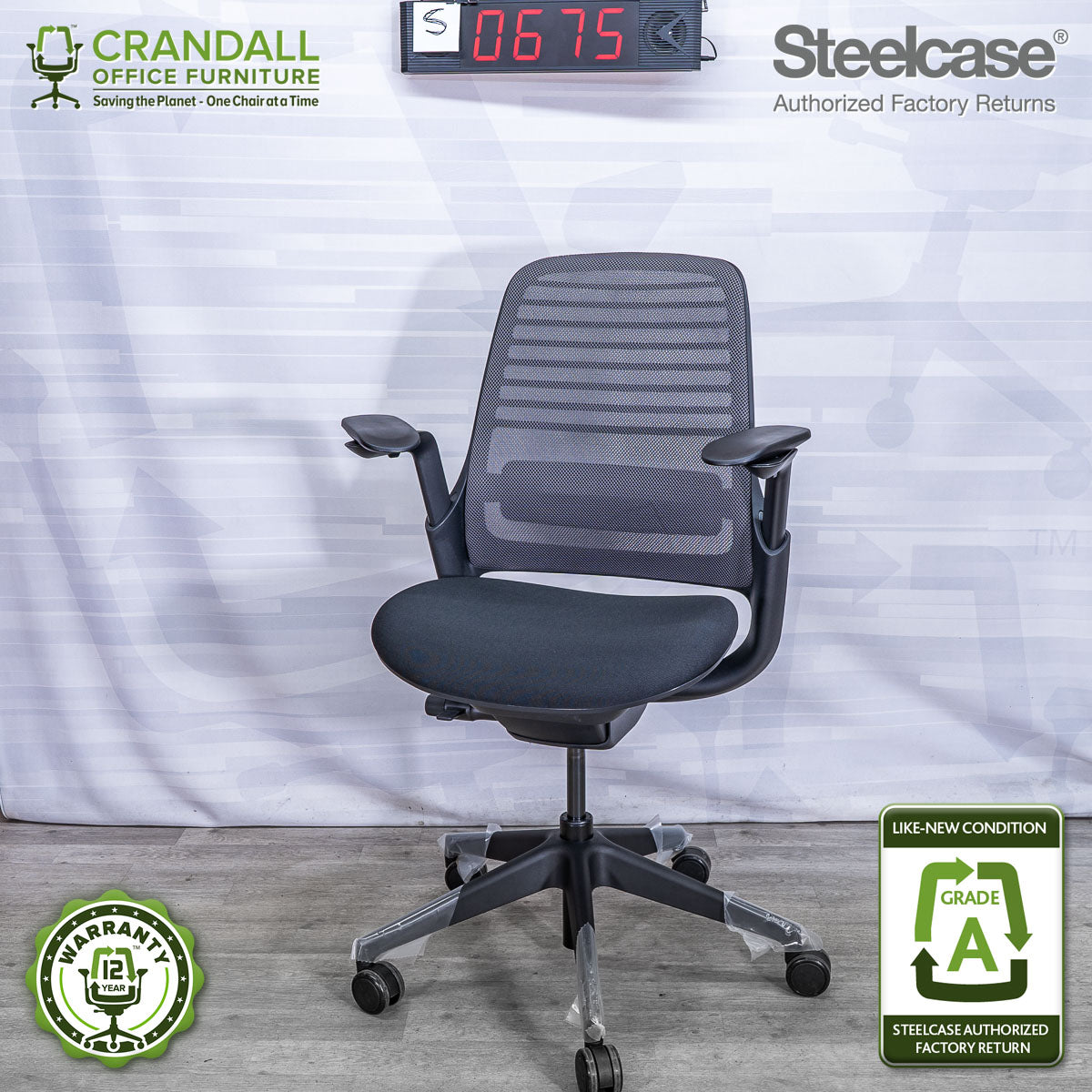 S-0675 - Steelcase Series 1 - Grade A – Crandall Office Furniture
