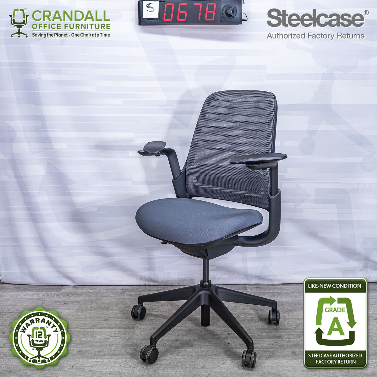 S-0678 - Steelcase Series 1 - Grade A – Crandall Office Furniture