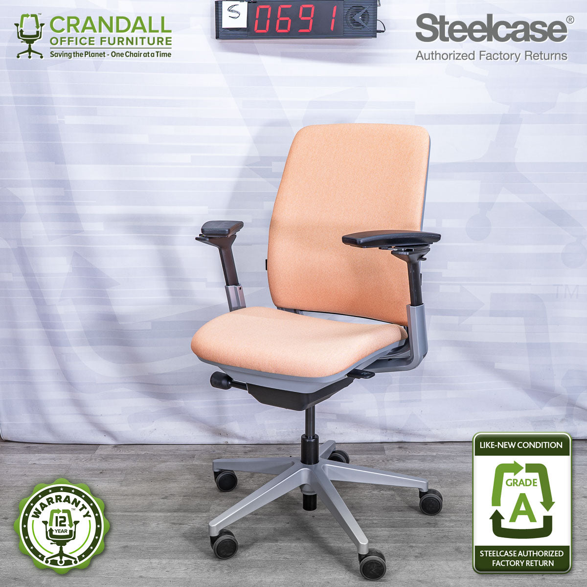 S-0691 - Steelcase Amia - Grade A – Crandall Office Furniture