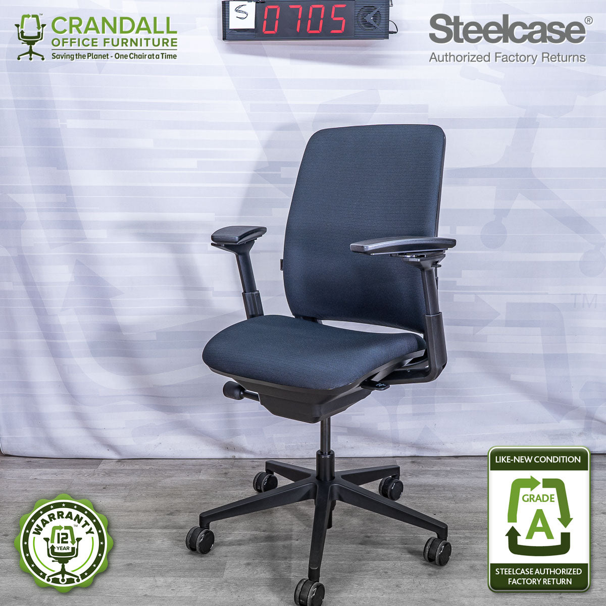 S-0705 - Steelcase Amia - Grade A – Crandall Office Furniture