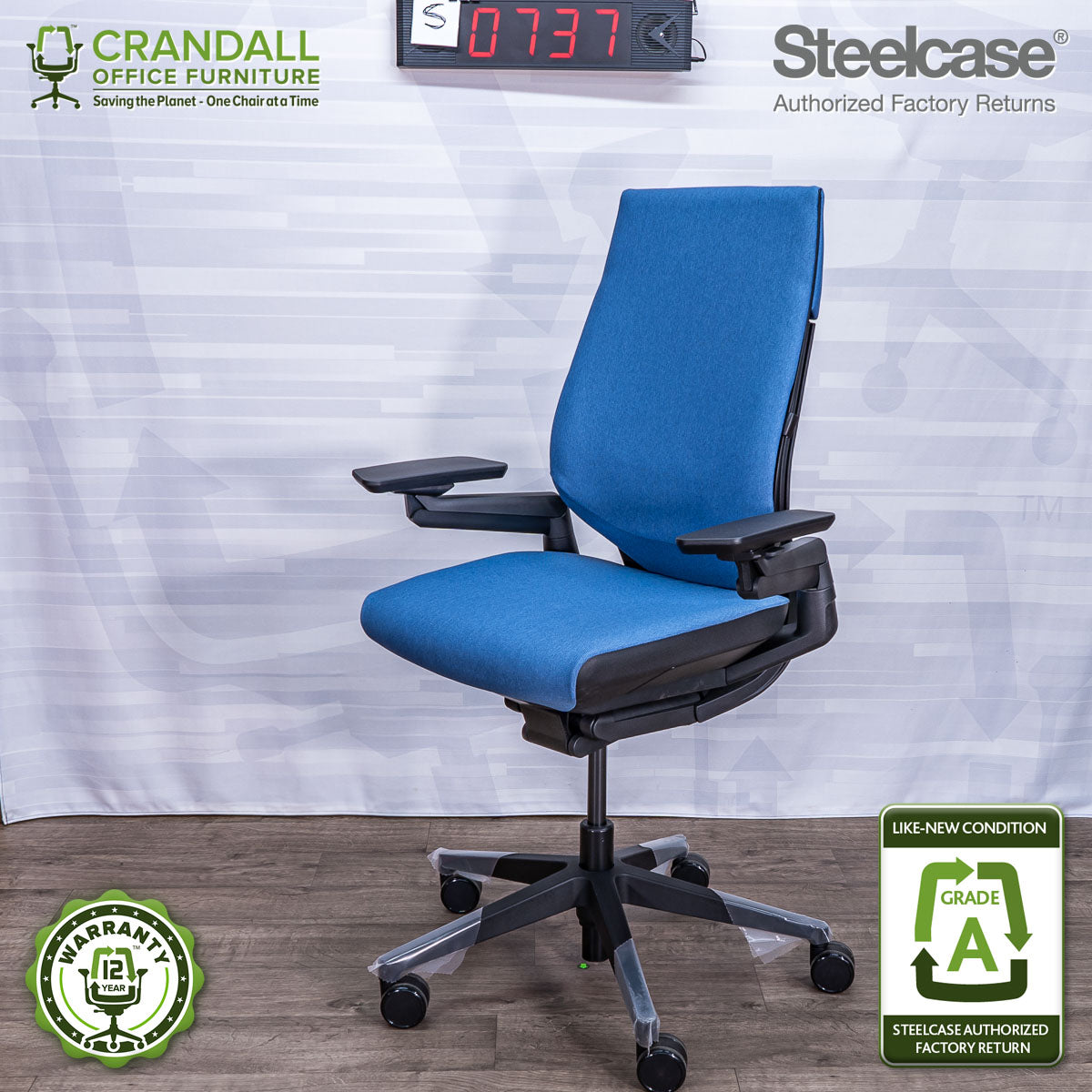S-0737 - Steelcase Gesture - Grade A – Crandall Office Furniture