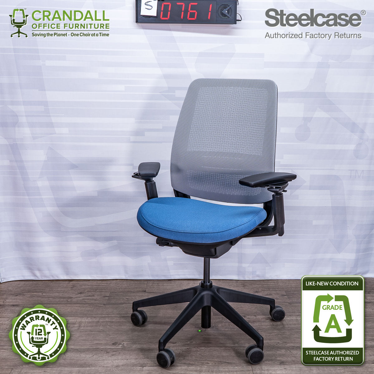 S-0761 - Steelcase Series 2 - Grade A – Crandall Office Furniture
