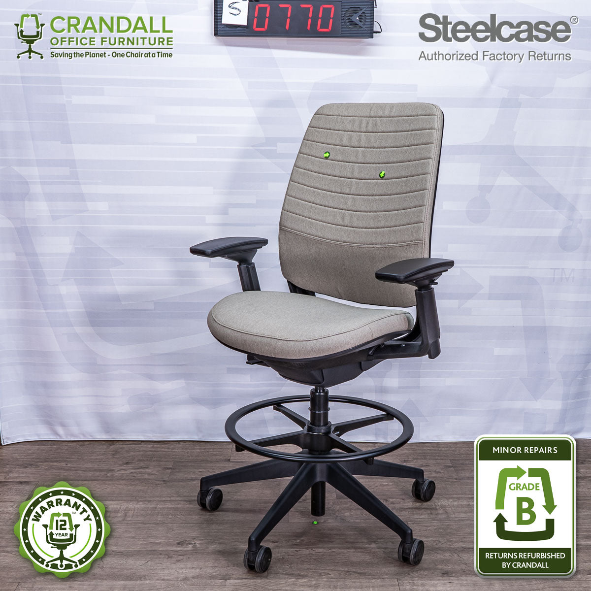 S-0770 - Steelcase Series 2 - Grade B – Crandall Office Furniture
