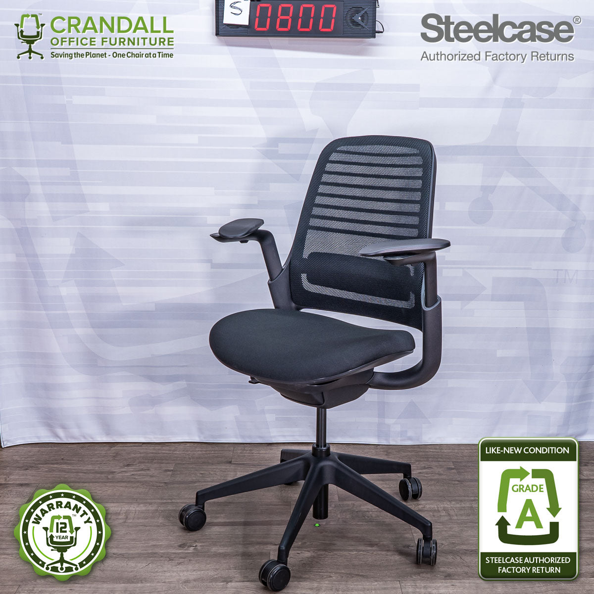 S-0800 - Steelcase Series 1 - Grade A – Crandall Office Furniture