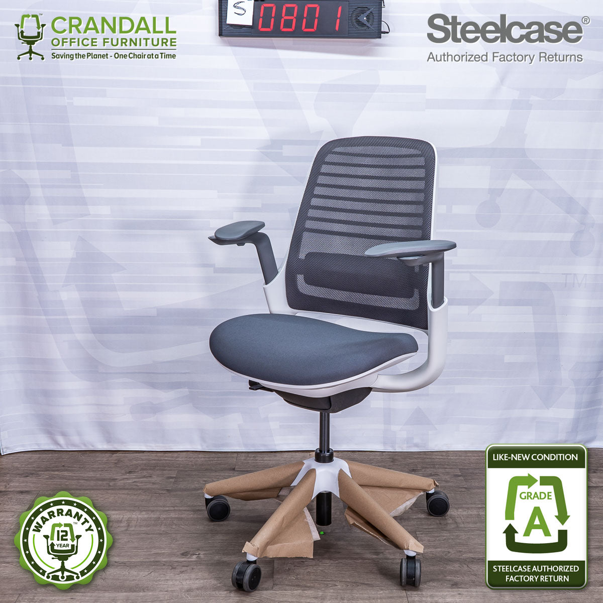 S-0801 - Steelcase Series 1 - Grade A – Crandall Office Furniture