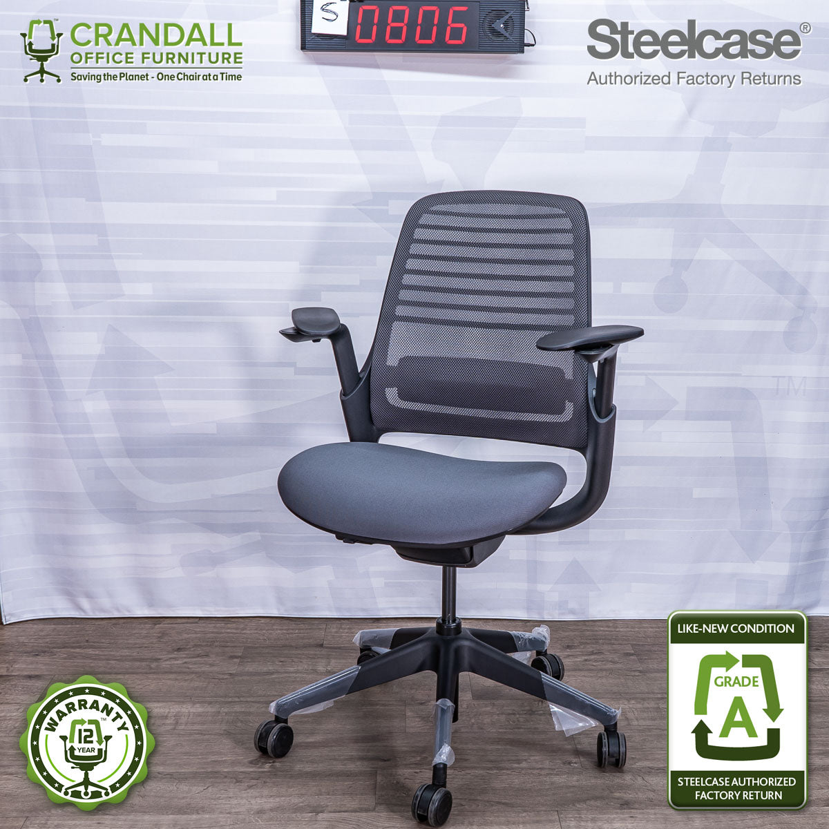 S-0806 - Steelcase Series 1 - Grade A – Crandall Office Furniture