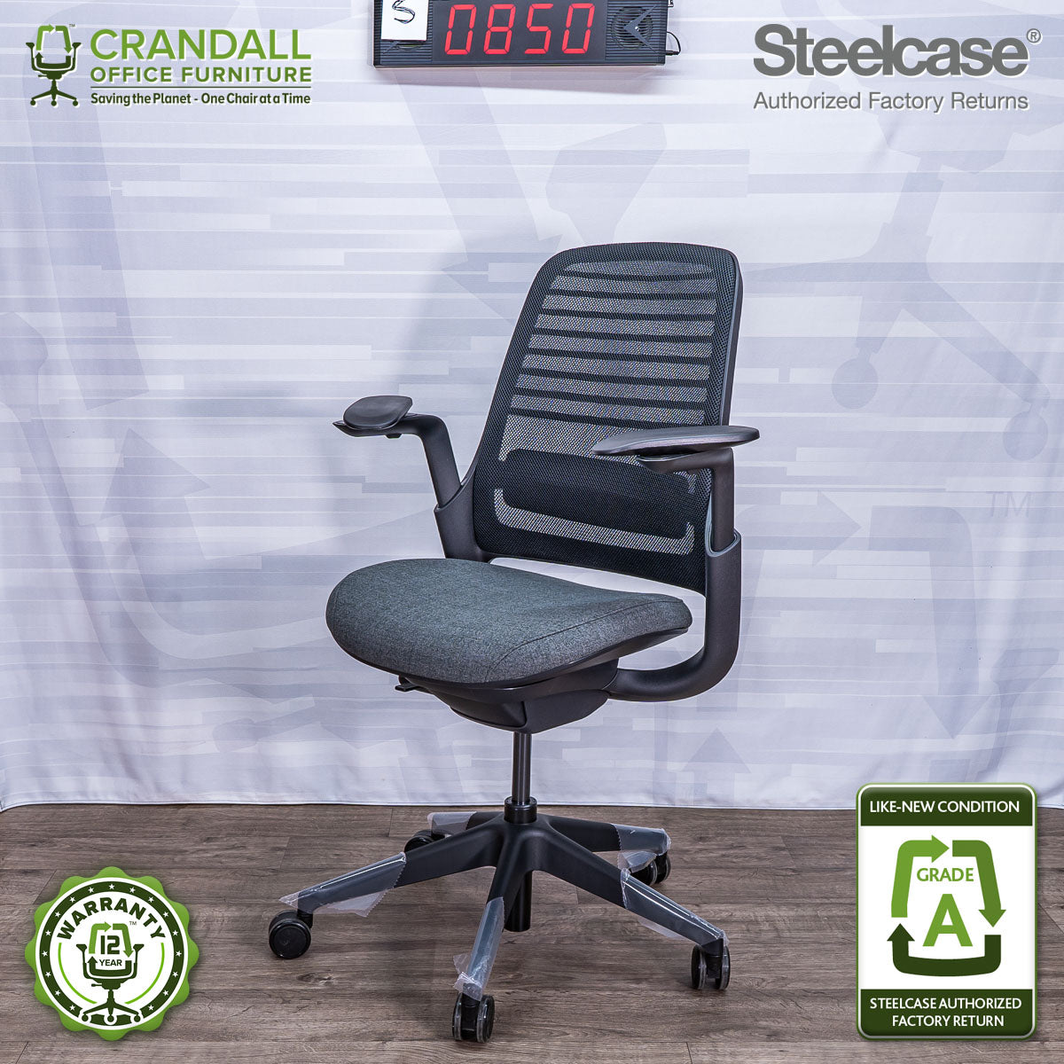 S-0850 - Steelcase Series 1 - Grade A – Crandall Office Furniture