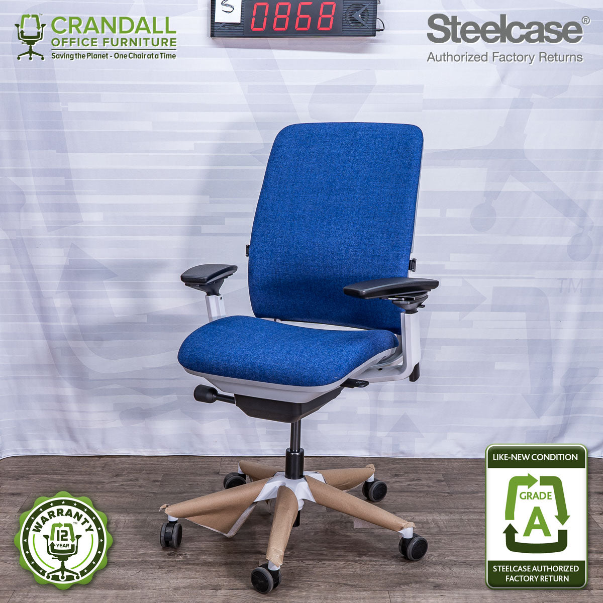 S-0868 - Steelcase Amia - Grade A – Crandall Office Furniture