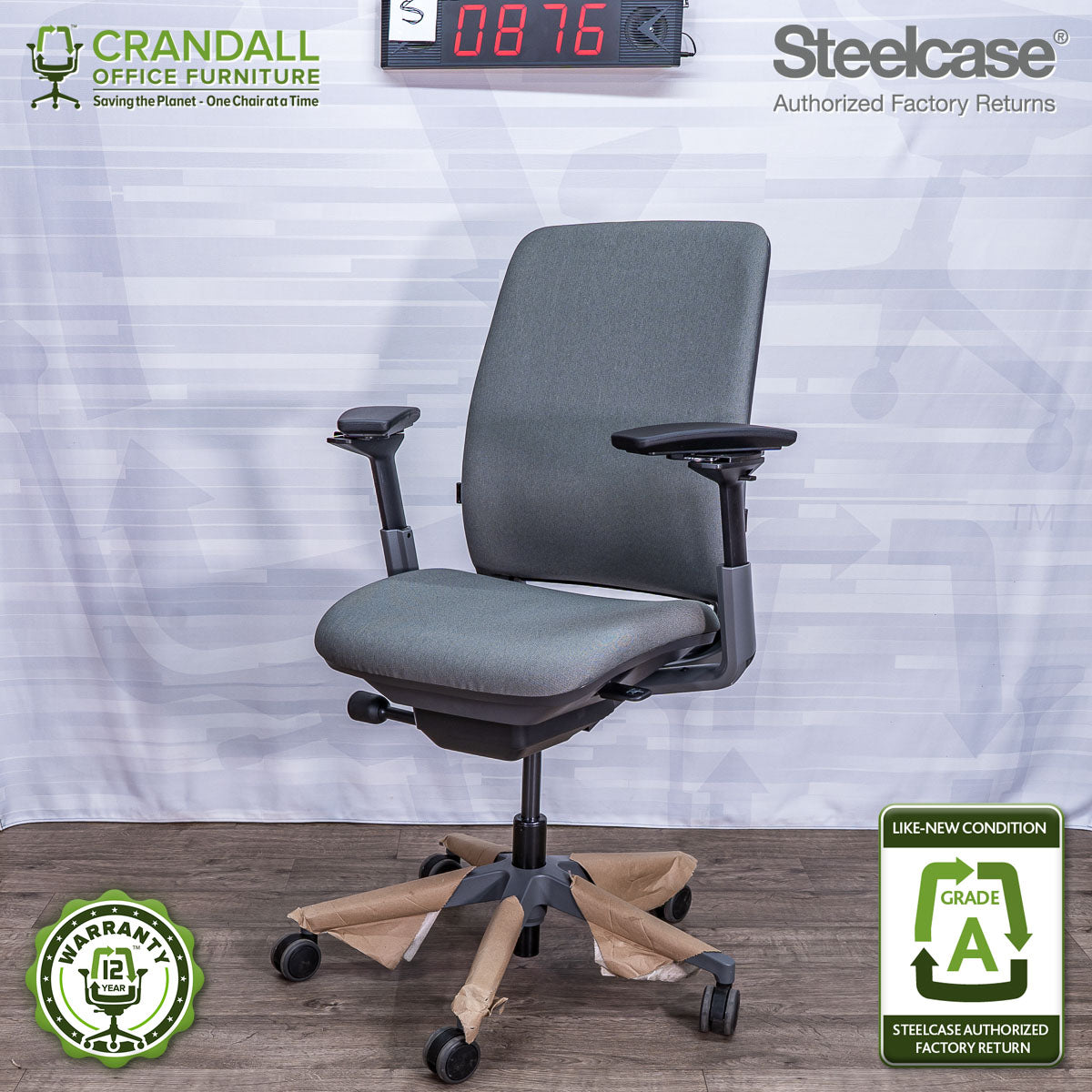 S-0876 - Steelcase Amia - Grade A – Crandall Office Furniture