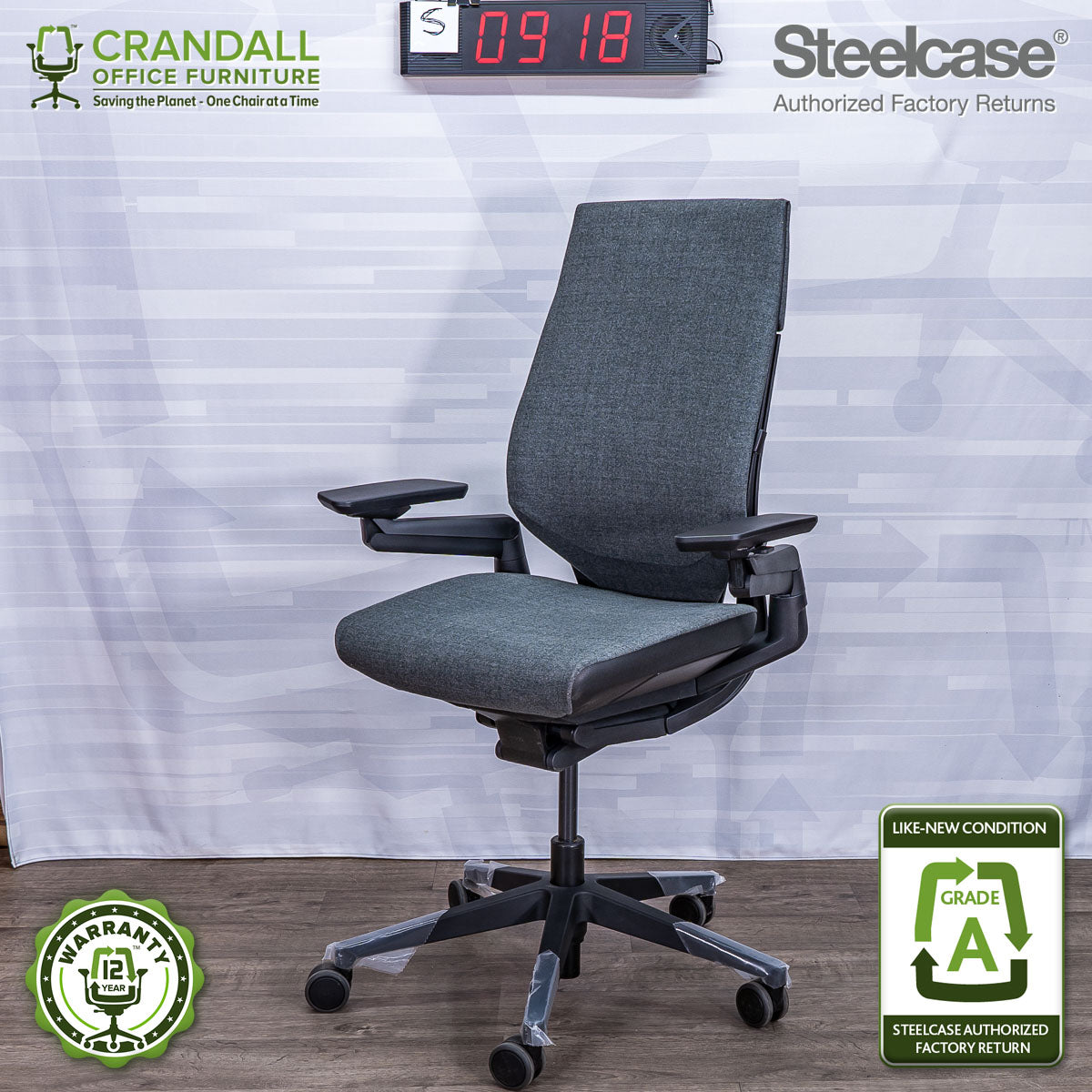 S-0918 - Steelcase Gesture - Grade A – Crandall Office Furniture