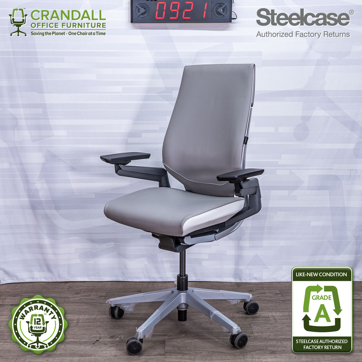 S-0921 - Steelcase Gesture - Grade A – Crandall Office Furniture