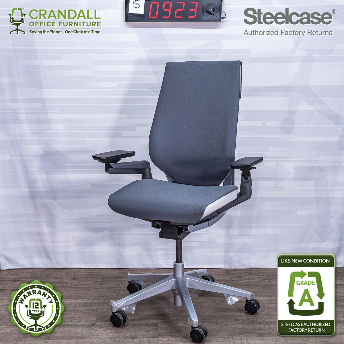 S-0923 - Steelcase Gesture - Grade A – Crandall Office Furniture