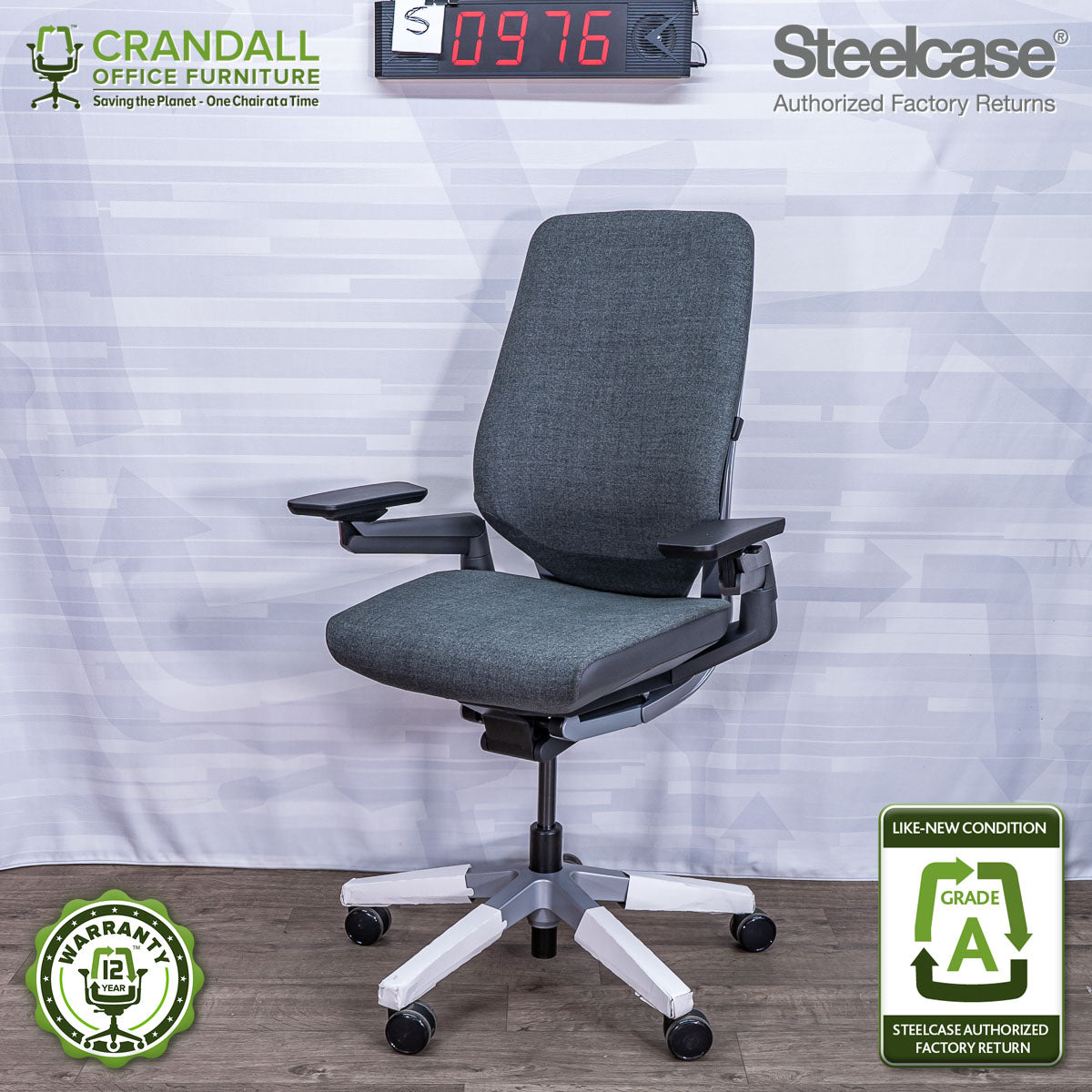 S-0976 - Steelcase Gesture - Grade A – Crandall Office Furniture