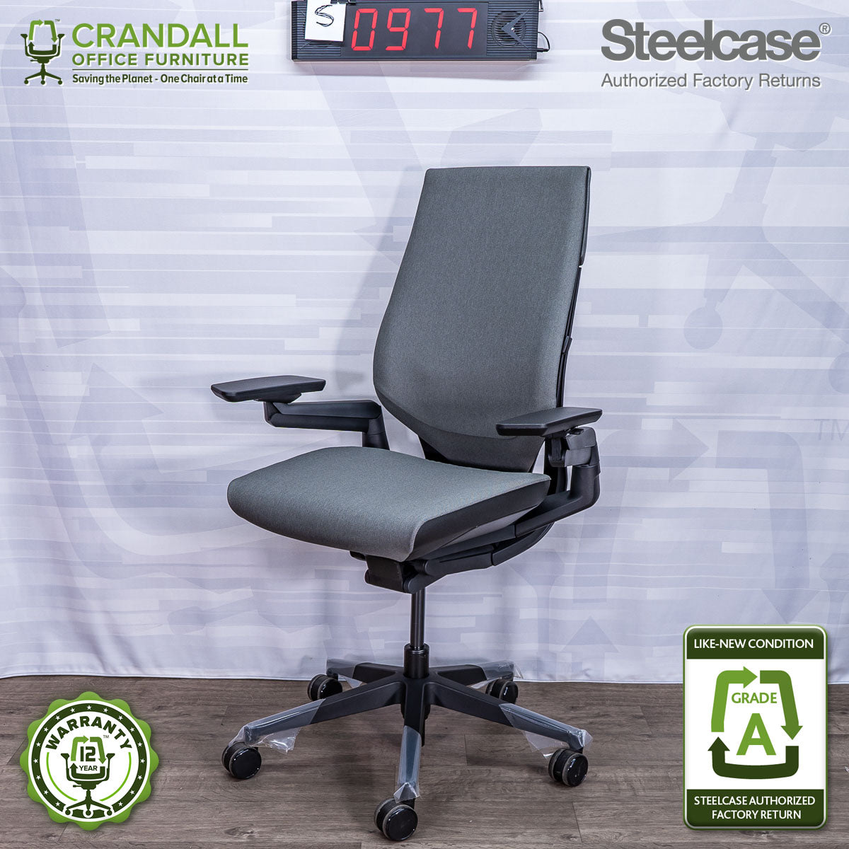 S-0977 - Steelcase Gesture - Grade A – Crandall Office Furniture