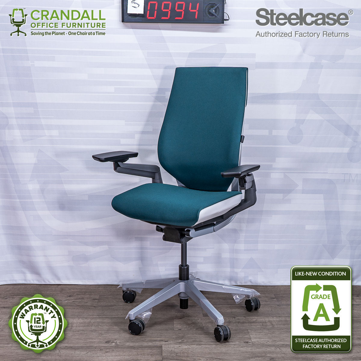 S-0994 - Steelcase Gesture - Grade A – Crandall Office Furniture