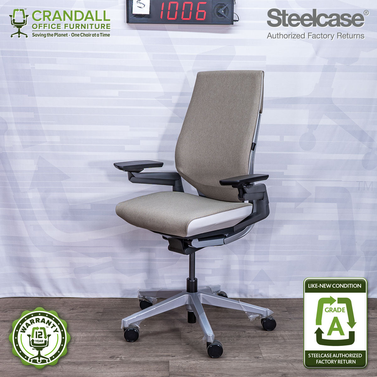 S-1006 - Steelcase Gesture - Grade A – Crandall Office Furniture