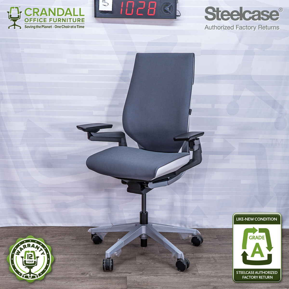 S-1028 - Steelcase Gesture - Grade A – Crandall Office Furniture