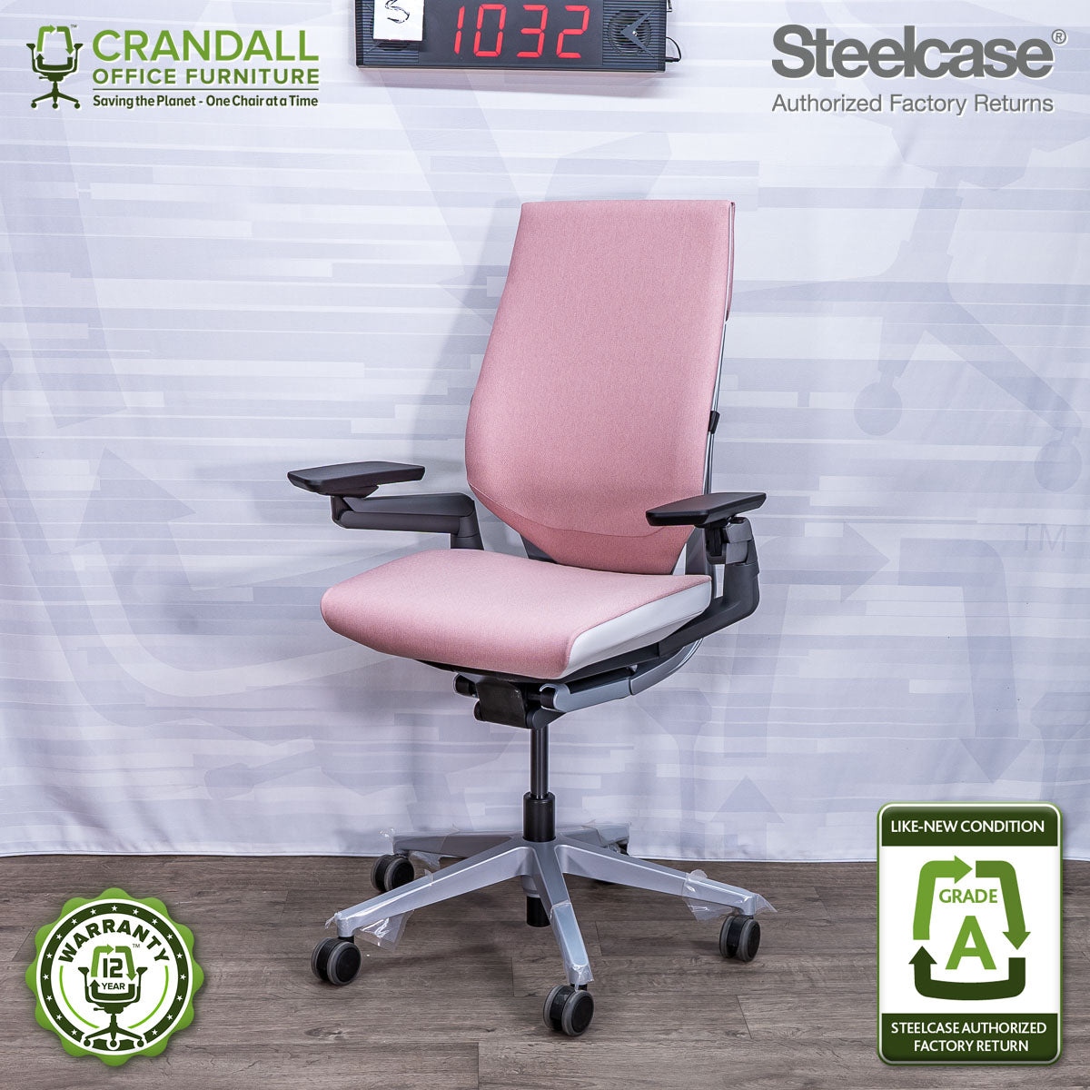S-1032 - Steelcase Gesture - Grade A – Crandall Office Furniture