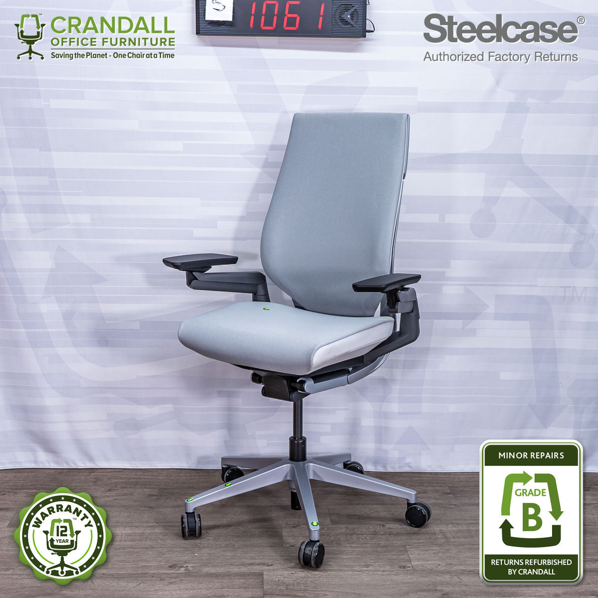 S-1061 - Steelcase Gesture - Grade B – Crandall Office Furniture