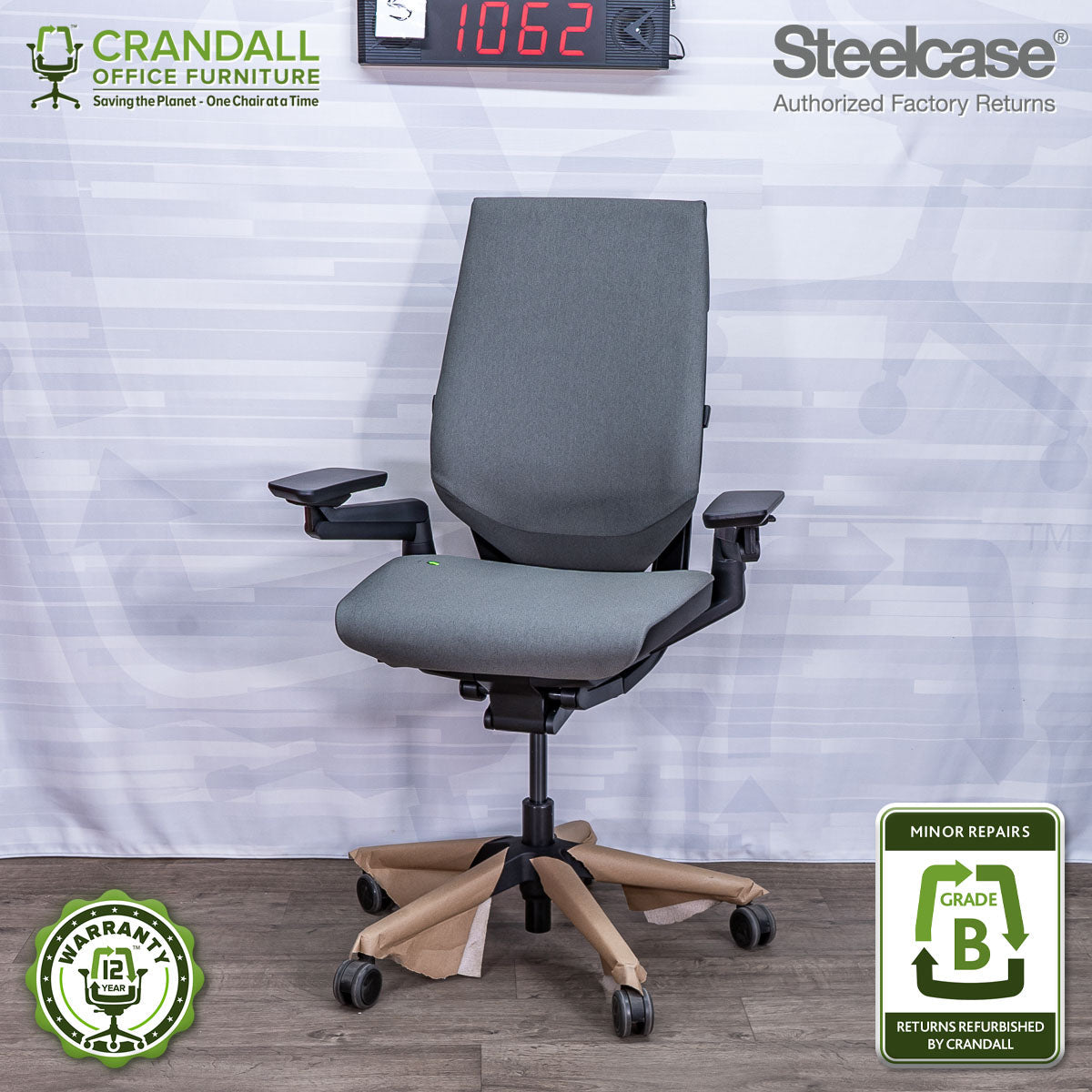 S-1062 - Steelcase Gesture - Grade B – Crandall Office Furniture