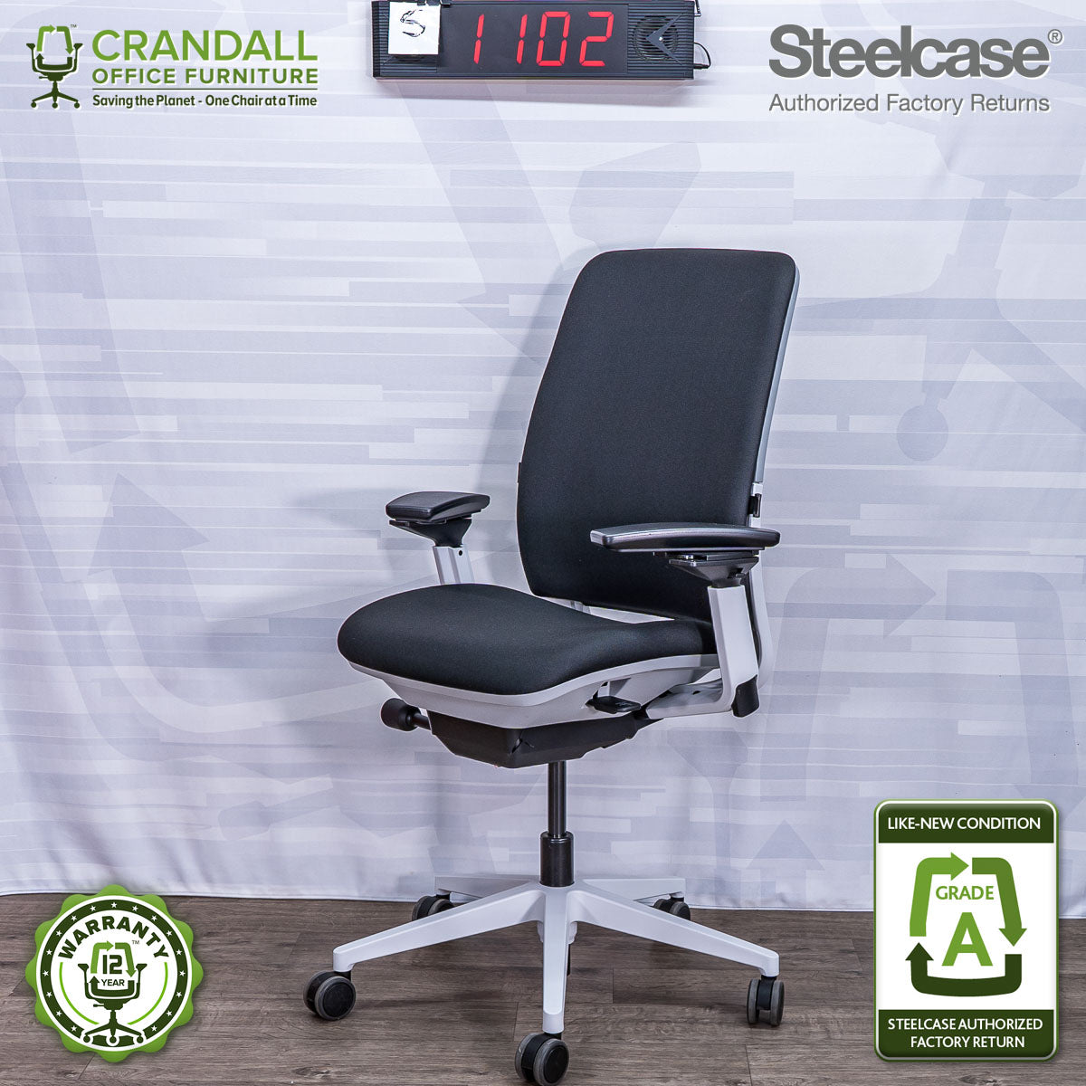 S-1102 - Steelcase Amia - Grade A – Crandall Office Furniture