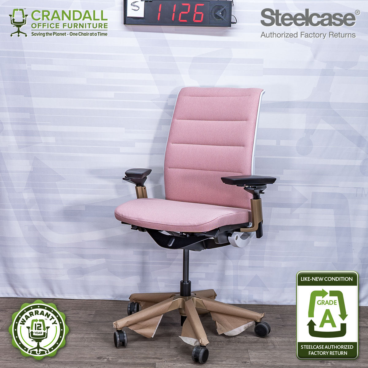S-1126 - Steelcase V2 Think - Grade A – Crandall Office Furniture