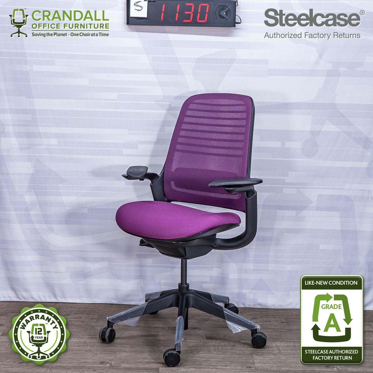 S-1130 - Steelcase Series 1 - Grade A – Crandall Office Furniture