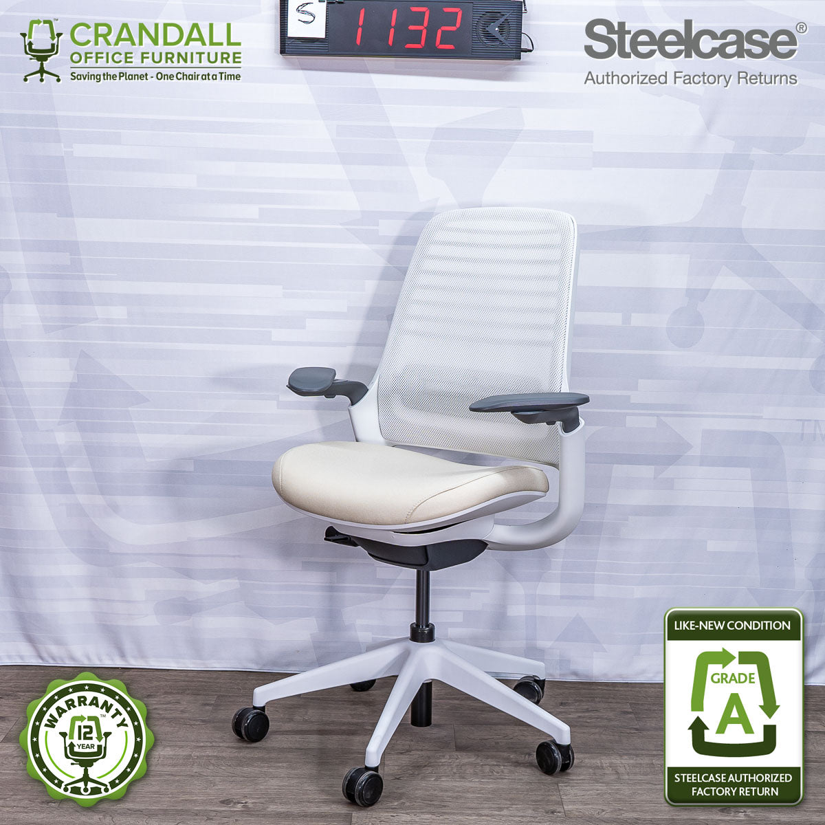 S-1132 - Steelcase Series 1 - Grade A – Crandall Office Furniture