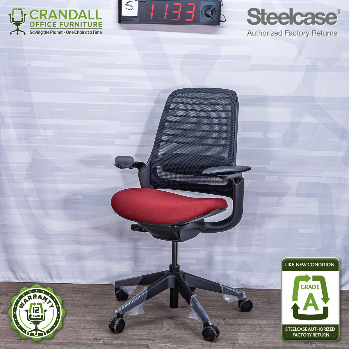 S-1133 - Steelcase Series 1 - Grade A – Crandall Office Furniture