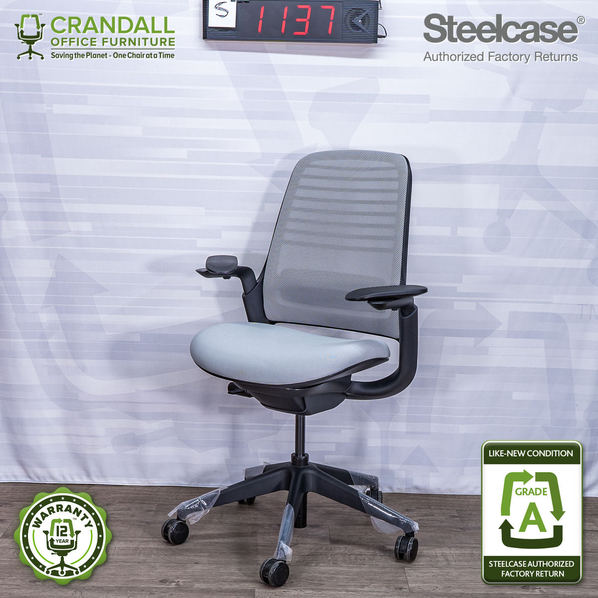 S-1137 - Steelcase Series 1 - Grade A – Crandall Office Furniture