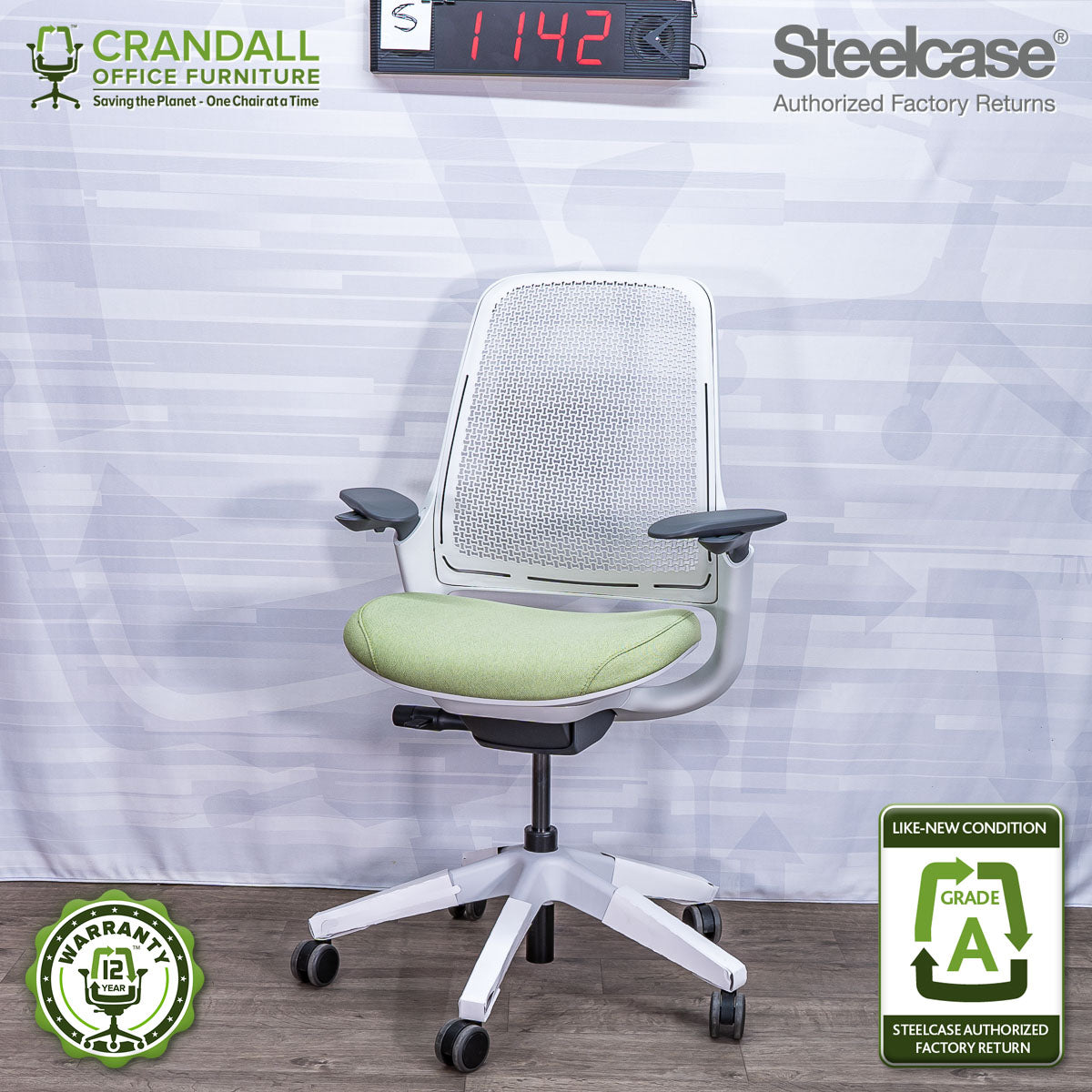 S-1142 - Steelcase Series 1 - Grade A – Crandall Office Furniture